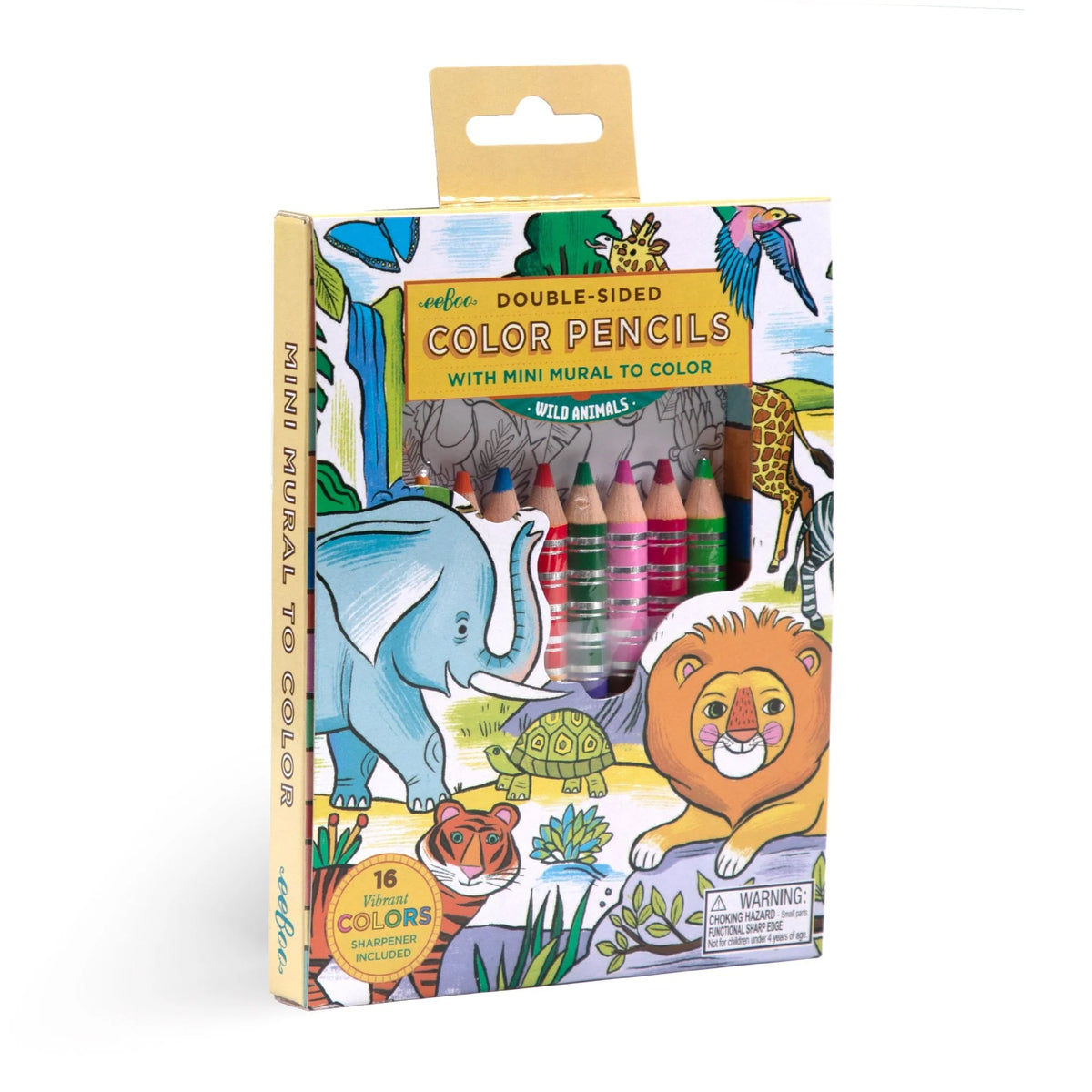 Wild Animals Mini Mural & Pencils — Teacups and Tadpoles
