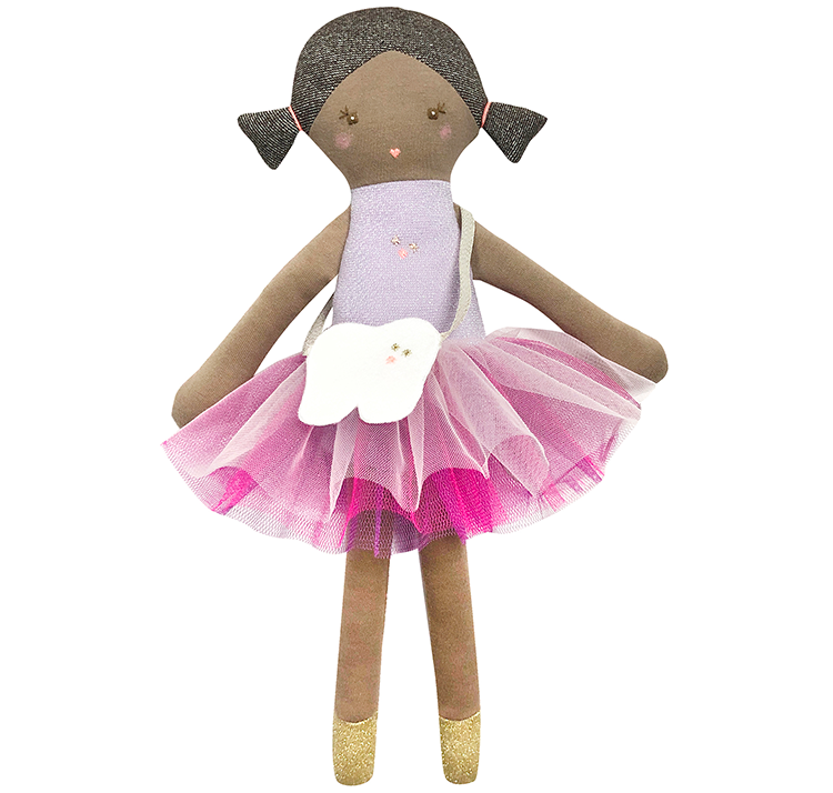 Tooth Fairy Sparkle Knit Doll — Teacups and Tadpoles